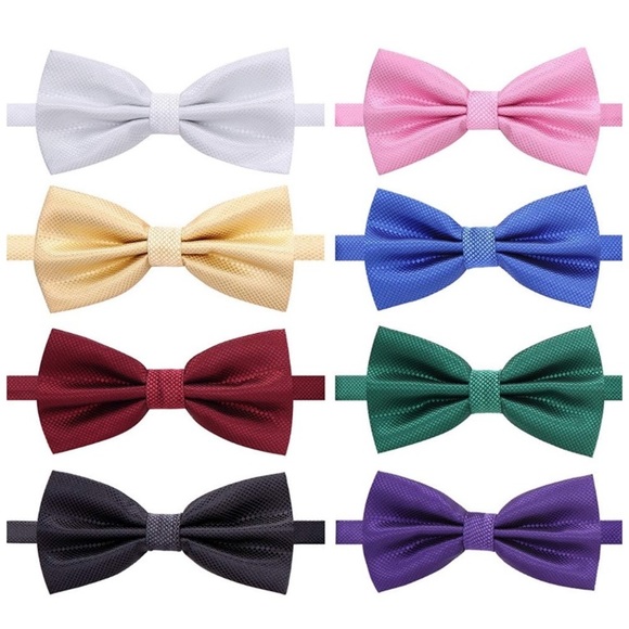 Accessories | Mens 8 Pack Clip On Bow Tie Bundle Set Nwt | Poshmark